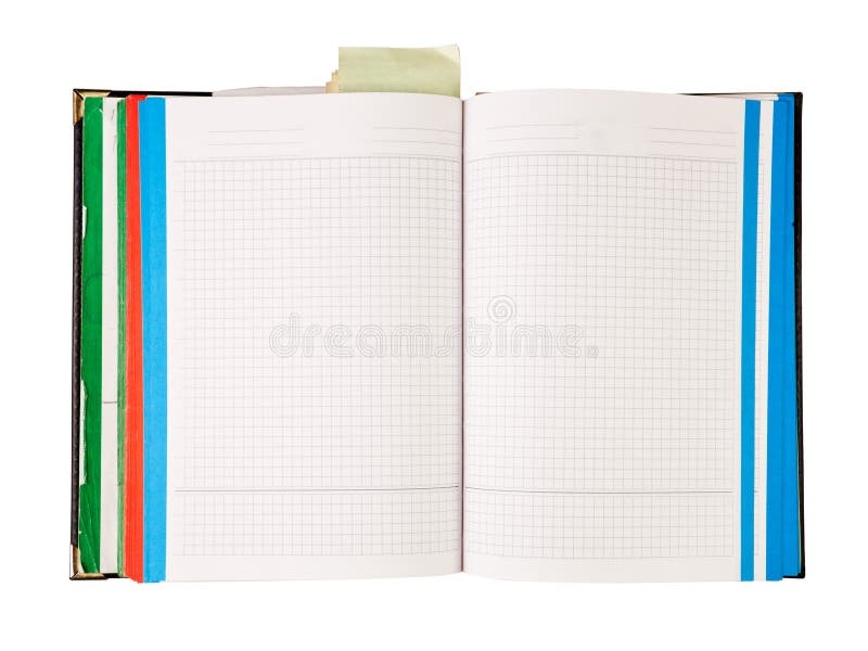 Blank notebook isolated stock image. Image of book, blank - 29001031