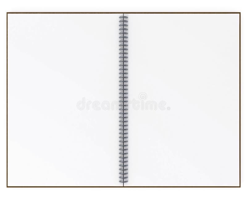 Blank notebook page stock illustration. Illustration of write - 2537486