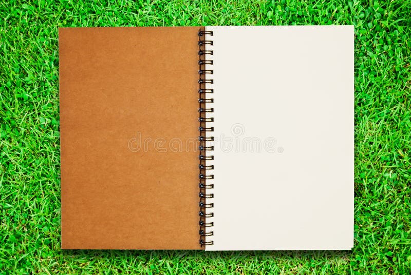 Blank Notebook Open Two Page Isolated Stock Photo - Image of open, page ...
