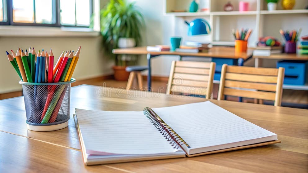 Top View Table Study Stock Illustrations – 2,993 Top View Table Study ...