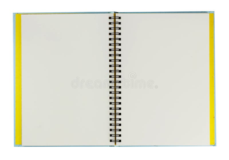 Blank notebook open stock photo. Image of design, diary - 135688070