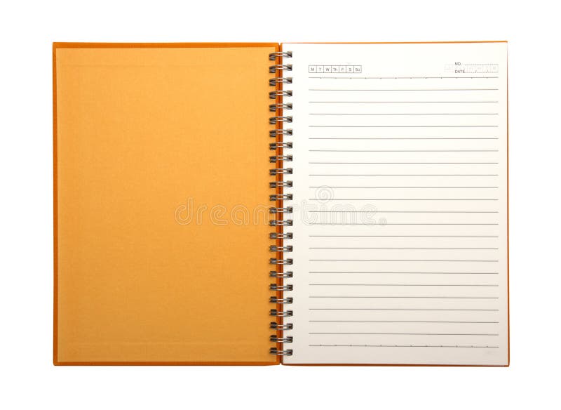Blank Notebook Open Two Face Stock Image - Image of notepad, graffiti ...