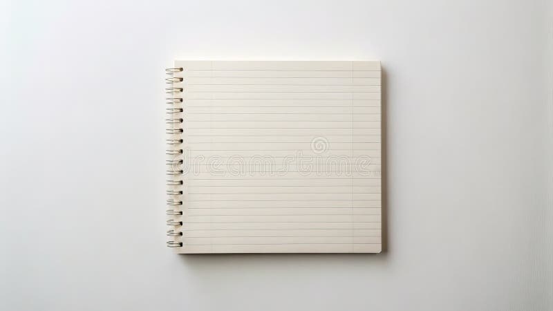 Blank Notebook Page with Grid and Line Graph Minimalist Design for ...