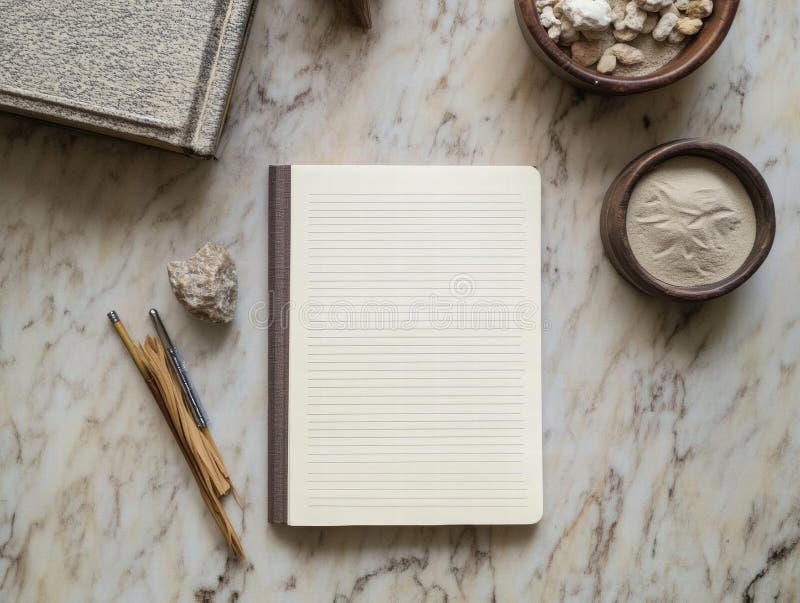 Blank Notebook Pages Await Your Creative Ideas, Journaling, Sketching ...