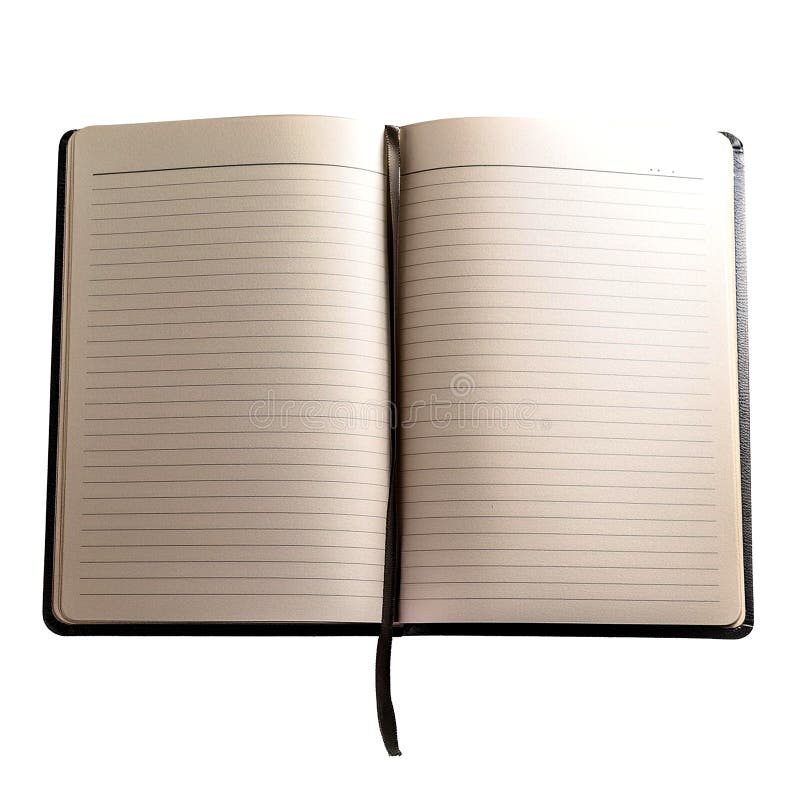 A Blank Notebook Ready for Ideas in a Minimalistic Design Stock ...