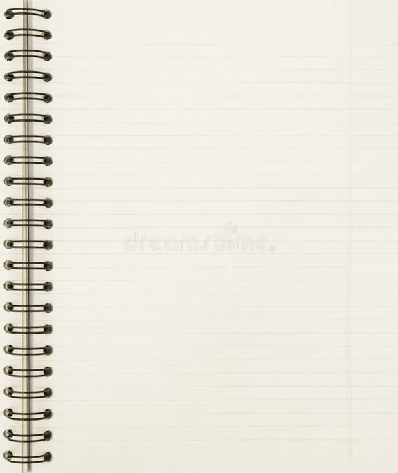Blank notebook sheet stock photo. Image of memory, notes - 577848