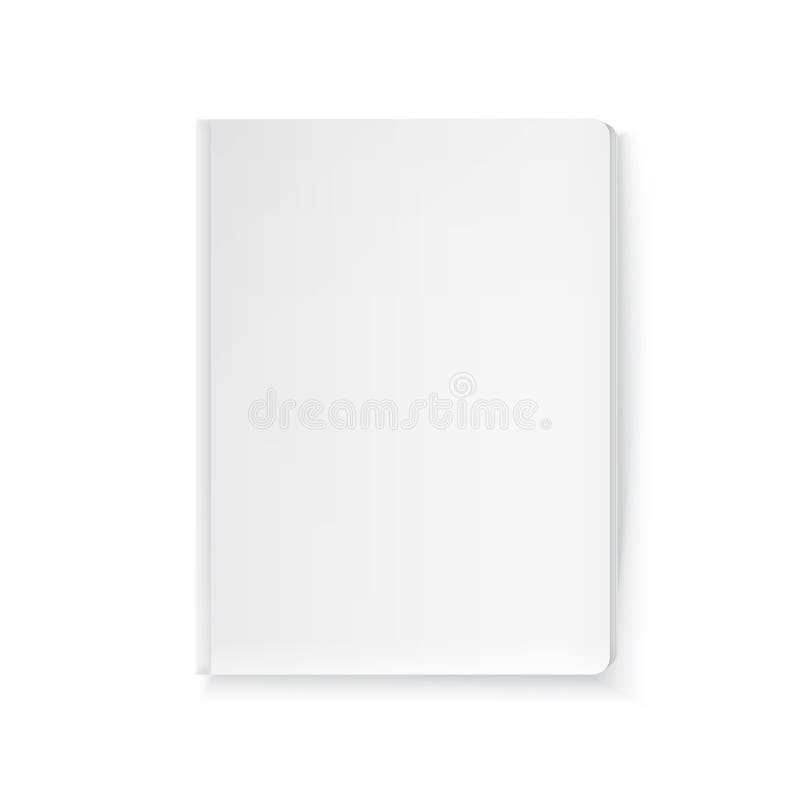 Blank Notebook with Soft Cover and Clean Pages. Vector Stock ...