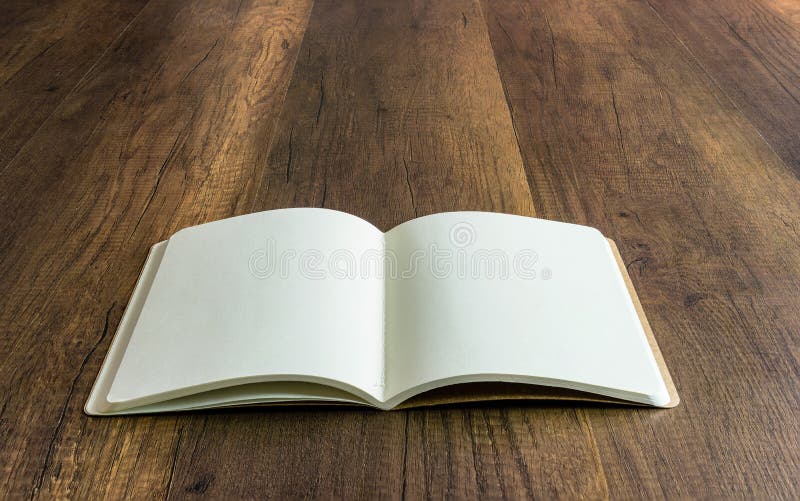 Blank notebook on table stock image. Image of note, study - 74422667