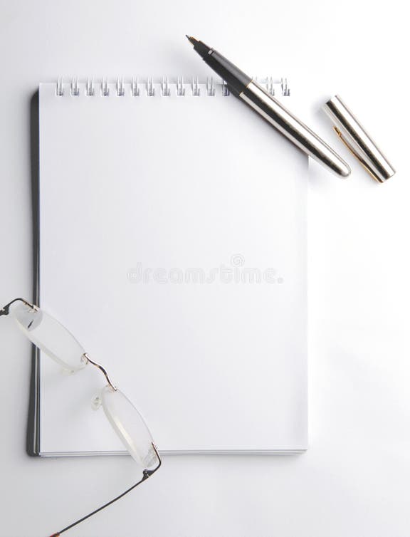 Blank notepad stock photo. Image of business, sheet, memo - 463714