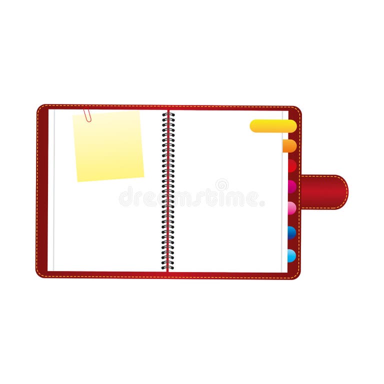 Blank notepad icon image stock vector. Illustration of copybook - 79534910