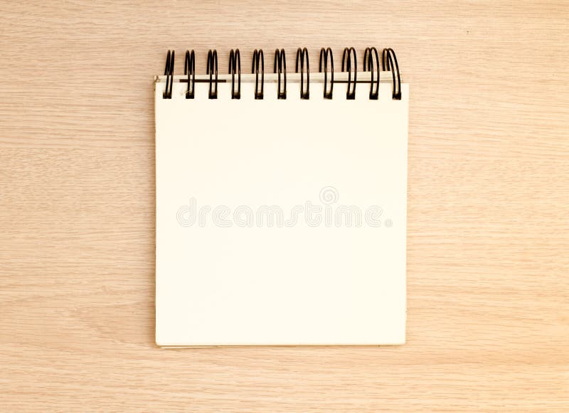 Blank Notepad with Pen on the Table with Books Stock Image - Image of ...
