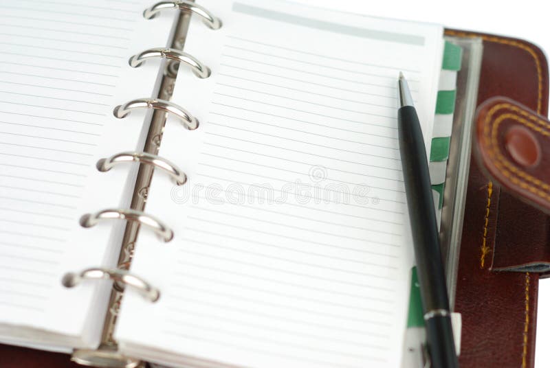 Blank Notepad Page stock image. Image of plan, document - 10647787