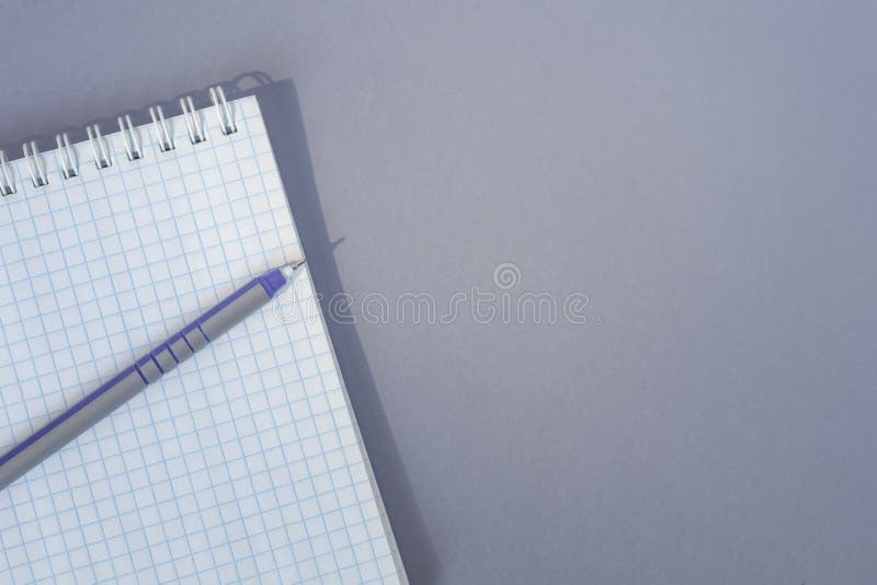 Blank notepad and pen stock image. Image of note, advertisement - 172981913