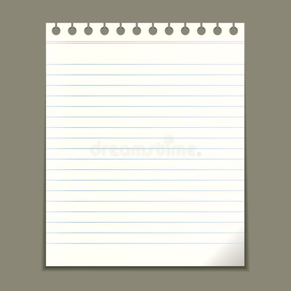 Lined Notepad Sheet Stock Illustrations – 6,257 Lined Notepad Sheet ...