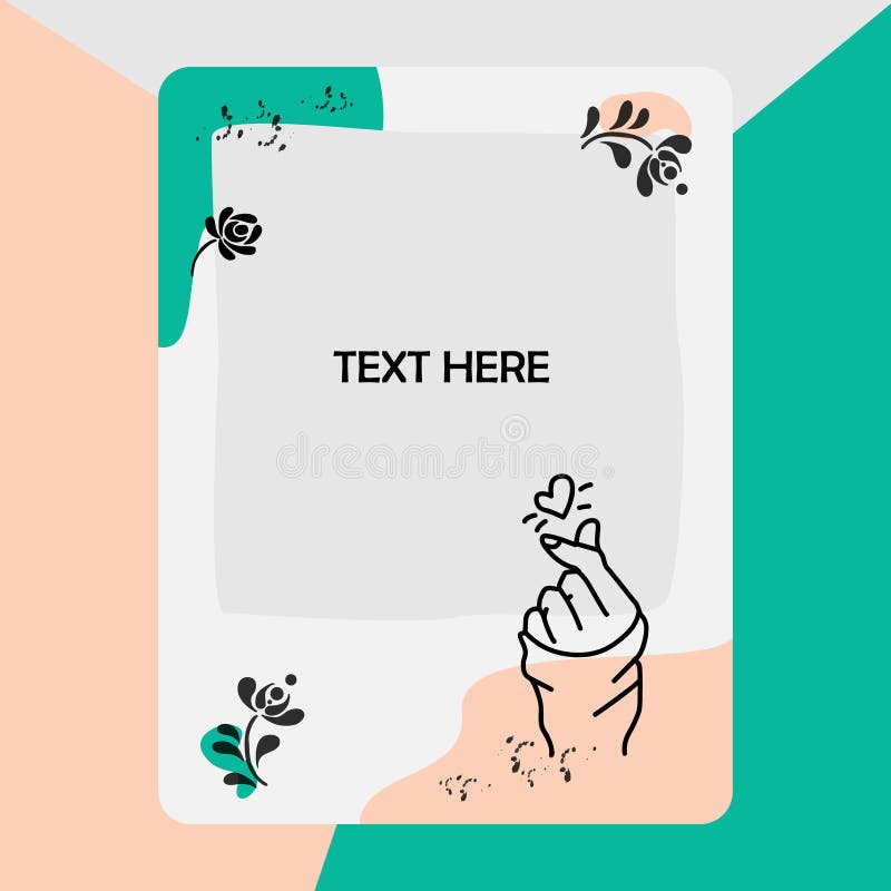 Blank Notes Paper or Card Art Design Stock Vector - Illustration of ...