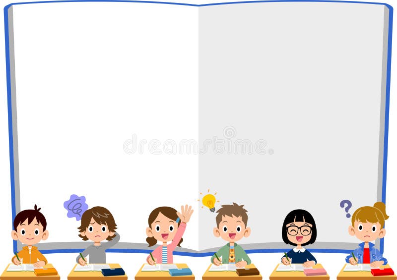 Blank Notes and Various Facial Expressions of Elementary School Boys ...