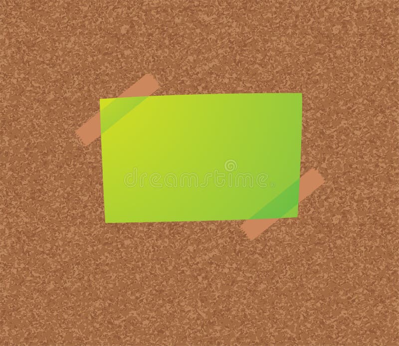 Blank notice stock vector. Illustration of blank, rectangle - 95288222
