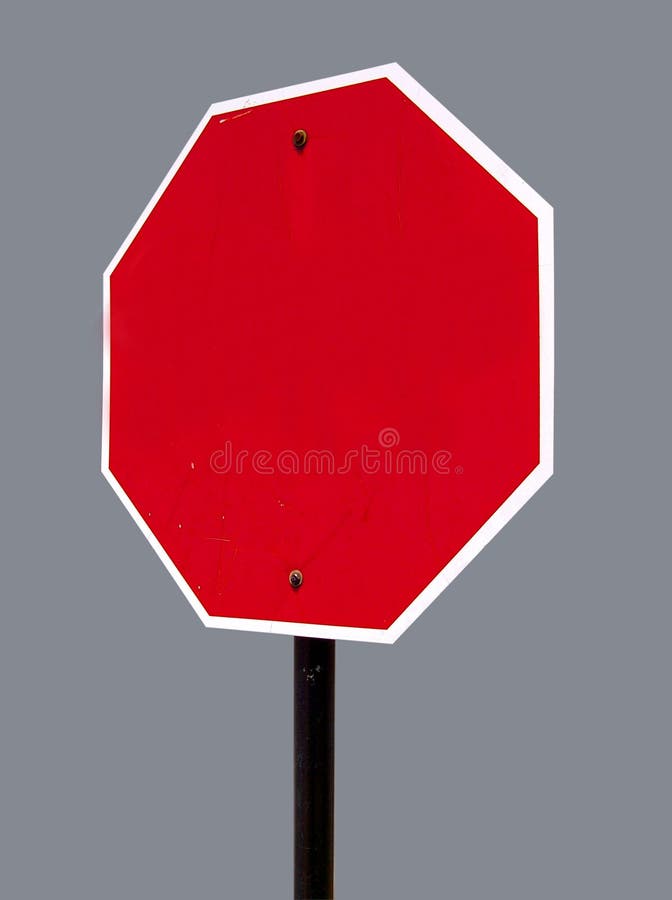 Blank Octagon Street Sign stock photo. Image of white - 2499712