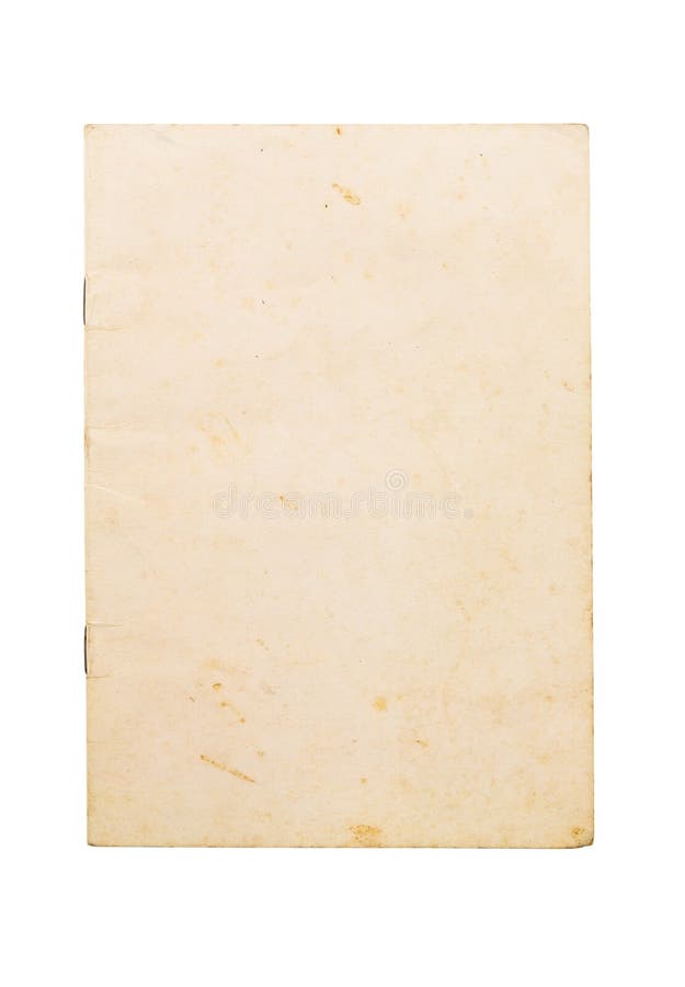 Old note book isolated stock image. Image of grunge, notepaper - 75493303