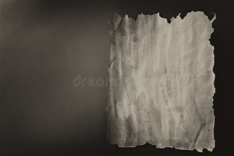 Blank Old Paper Chipped and Torn Stock Photo - Image of aged, texture ...