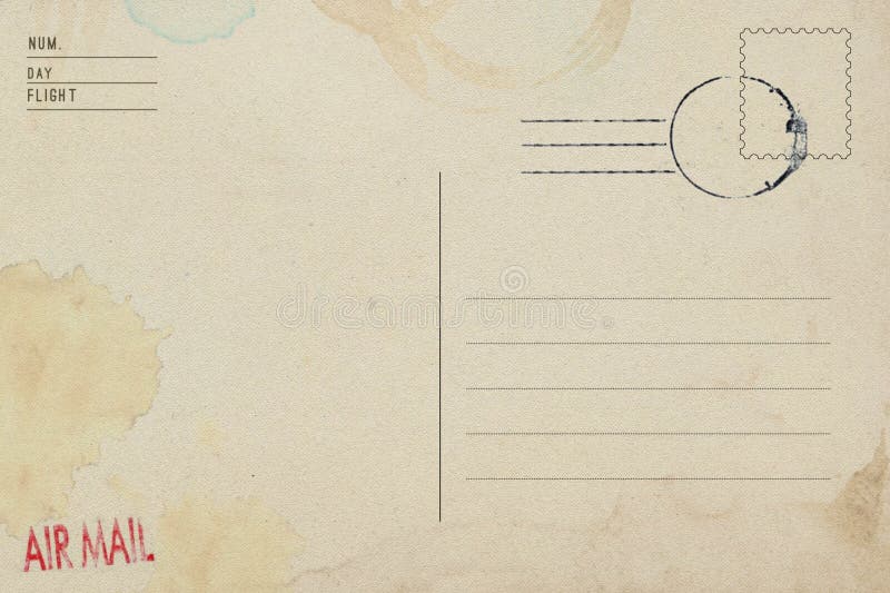 Blank of the Old Postcard with Space Stock Image - Image of abstract ...