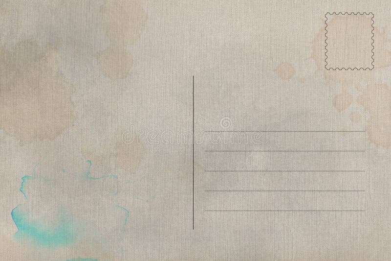 Blank of the Old Postcard for Text Stock Photo - Image of antique ...