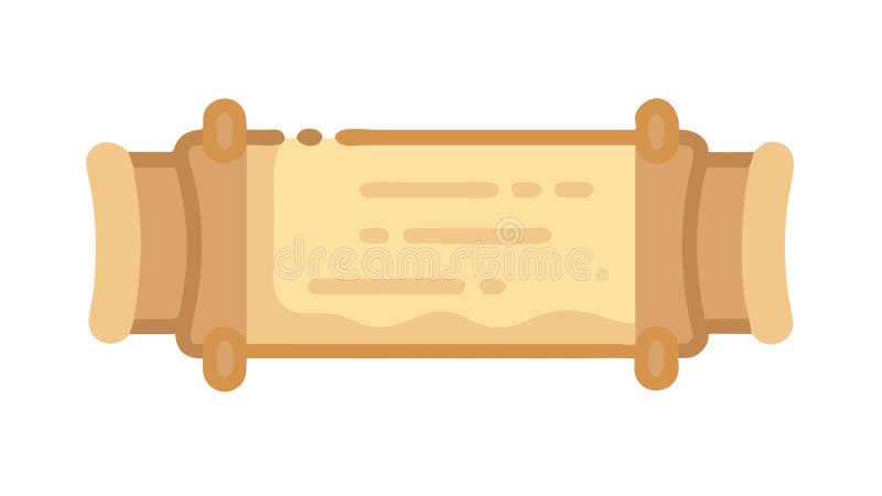 Blank Old Scroll or Parchment Document, Vector Design Generative AI ...