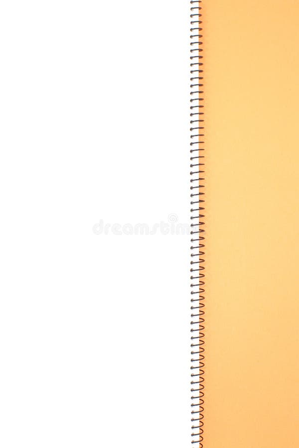 Blank One Face White Paper Notebook Stock Image - Image of education ...