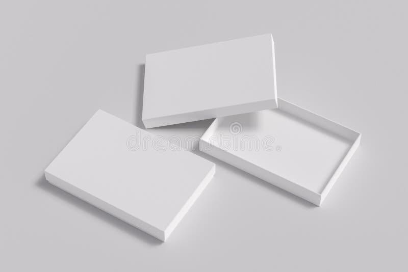 Blank Flat Gift Box Mock Up Stock Illustrations – 975 Blank Flat Gift ...