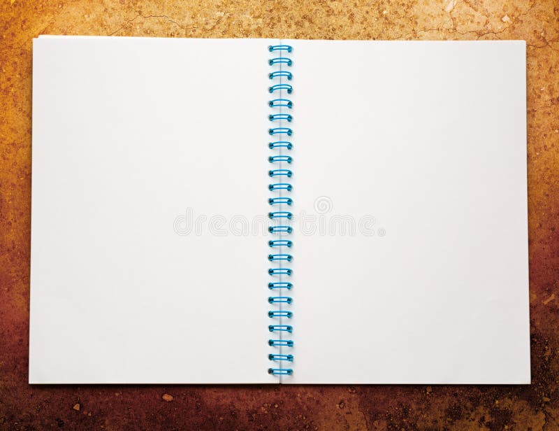 Open notepad stock image. Image of craft, document, notepaper - 28744879
