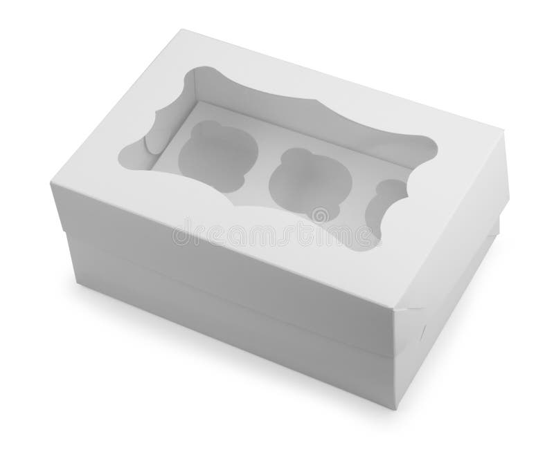 Blank of Opened Paper or Cardboard Box Template Stock Photo - Image of ...