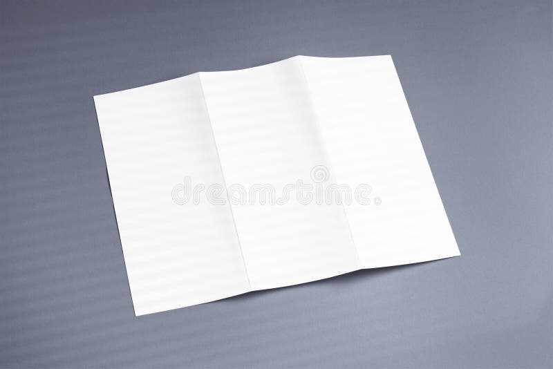 Empty Tri Fold Brochure Isolated Stock Photos - Free & Royalty-Free ...