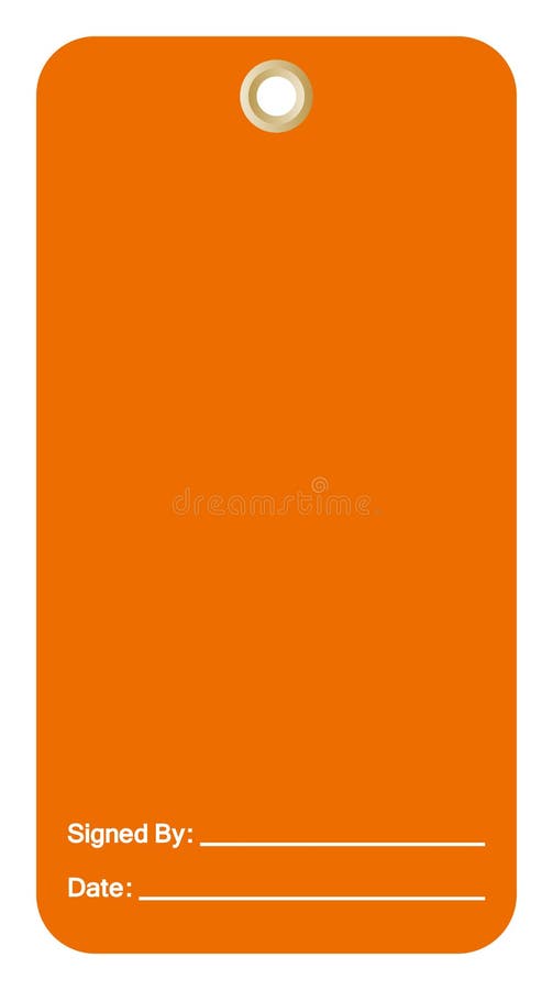 Blank of Orange Symbol Sign,Vector Illustration, Isolate on White ...