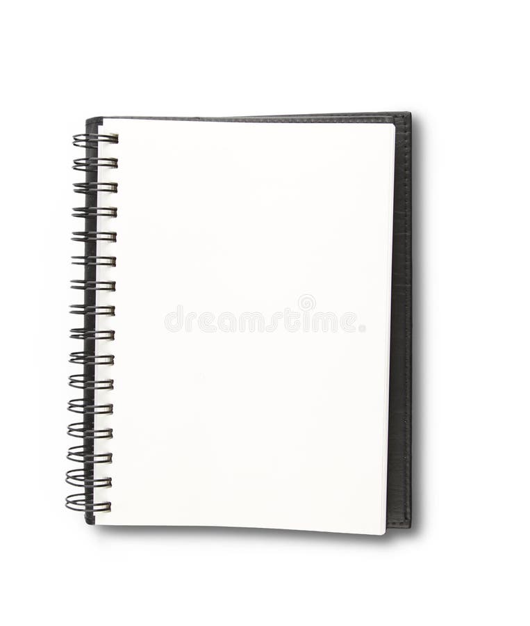 Blank white book on white stock image. Image of page - 36751461