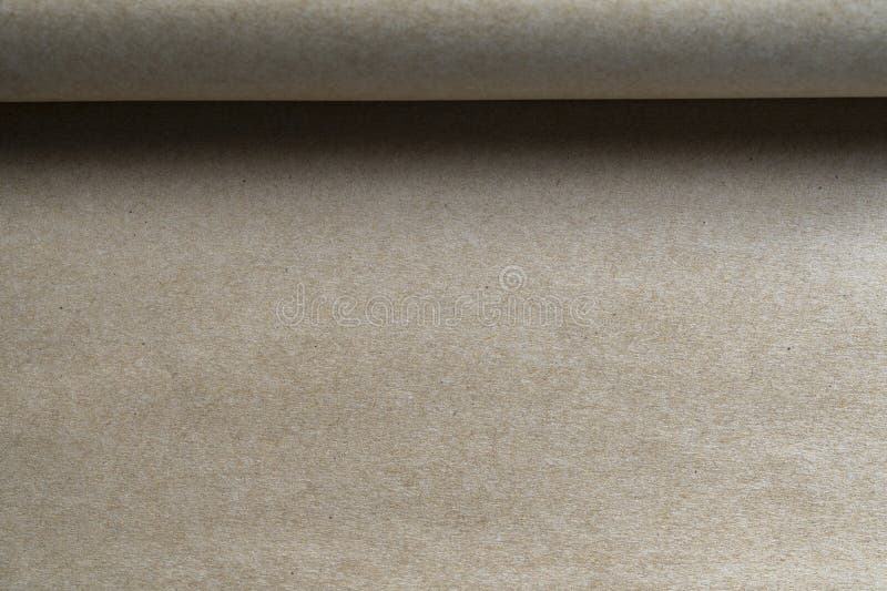 Blank Page of Brown Open Notebook, Closeup, Copy Space. Vintage Paper ...