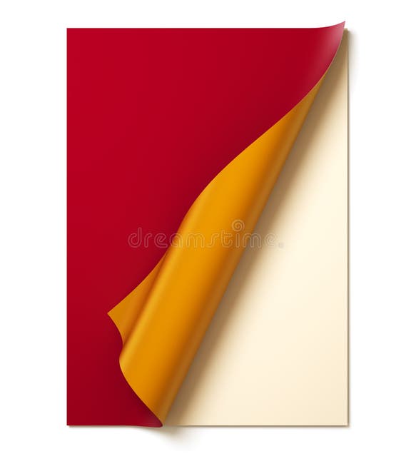 Blank Page for Design Layout. Stock Illustration - Illustration of ...