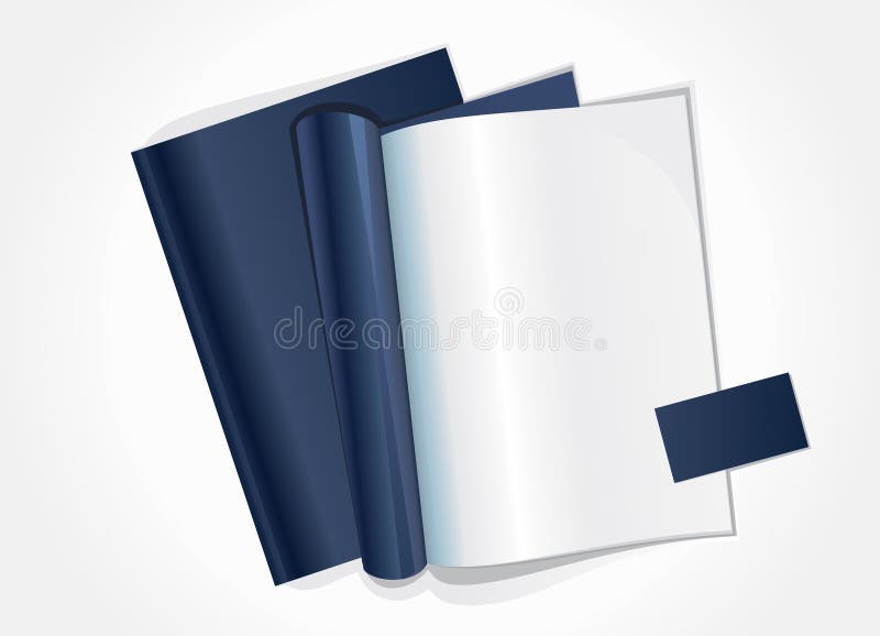 Blank Page for Design Layout. Stock Illustration - Illustration of ...