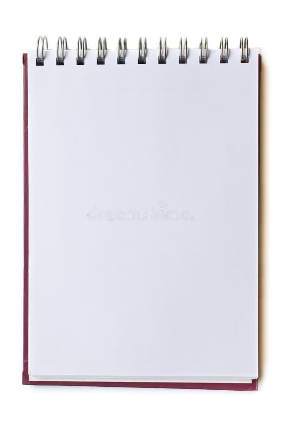 Blank page notebook stock image. Image of equipment, notebook - 16762225