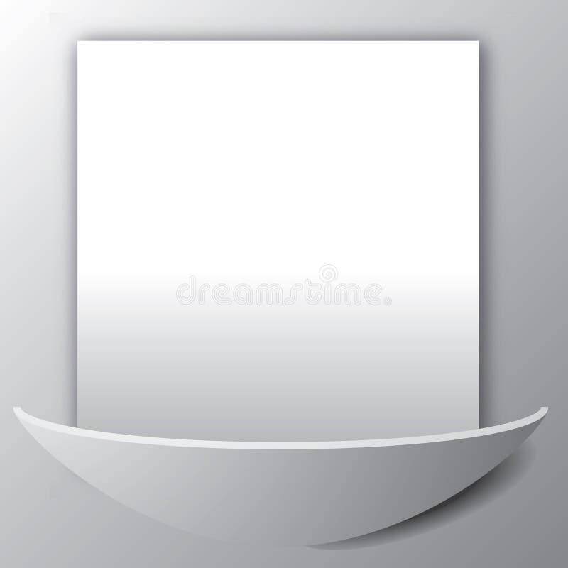 Blank page on wall stock photo. Image of white, copyspace - 27245458