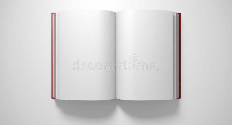 Open Book Front Page Paperback Limp Binding Stock Vector - Illustration ...