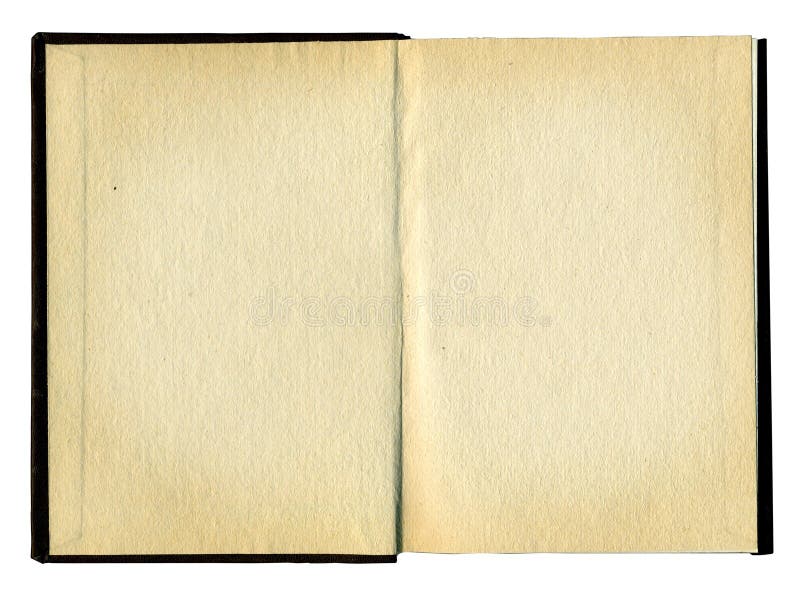 Blank pages in an old book stock photo. Image of pages - 31638066