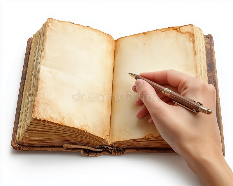 Blank Pages Ready for Writing or Sketching. Ideal for Creative Writing ...