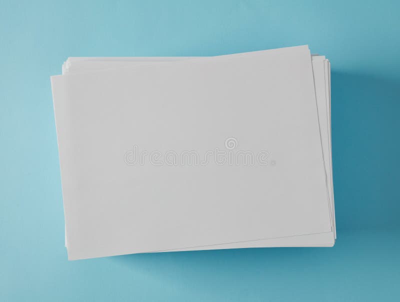 Blank Pages View from Above Stock Image - Image of topics, concepts ...