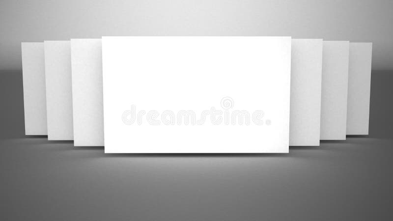 Blank panels stock illustration. Illustration of dimensional - 18623258
