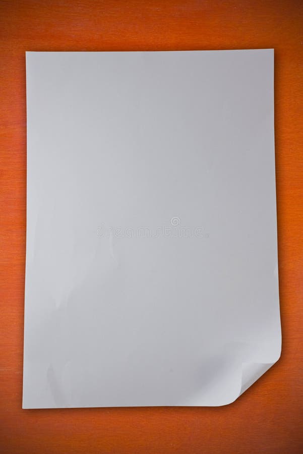 Blank paper stock photo. Image of nature, paper, post - 16320220