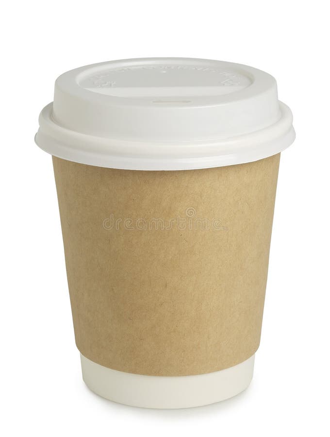 Paper cup of coffee stock image. Image of foam, container - 267092709