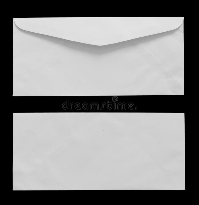 Blank Paper Envelope Texture Background Stock Photo - Image of form ...