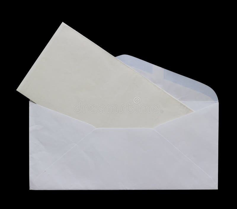Blank Paper Envelope Texture Background Stock Photo - Image of document ...