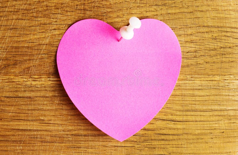 Blank note paper and heart stock image. Image of notepad - 29449569