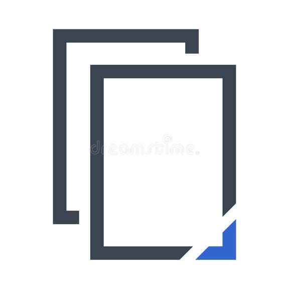Blank paper icon stock vector. Illustration of empty - 270349285
